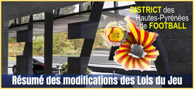 Lois du jeu 25/26 – Résumé des modifications essentielles – DISTRICT DE ...